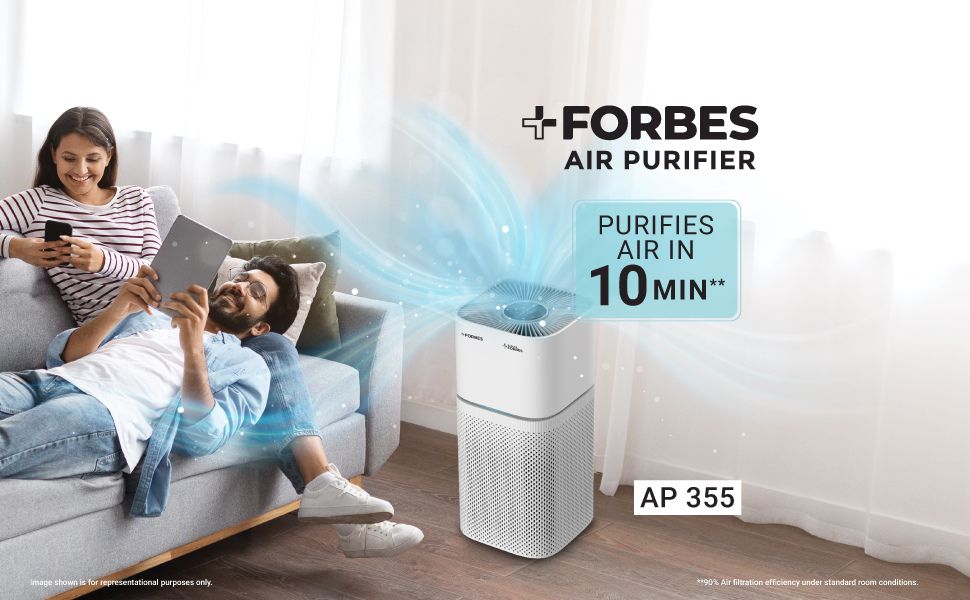 Eureka Forbes Air Purifier with Surround 360° Air Intake Technology, 4 stage Advance ...